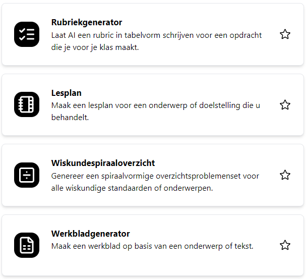 AI voor onderwijs | AI workshops & tools voor het onderwijs